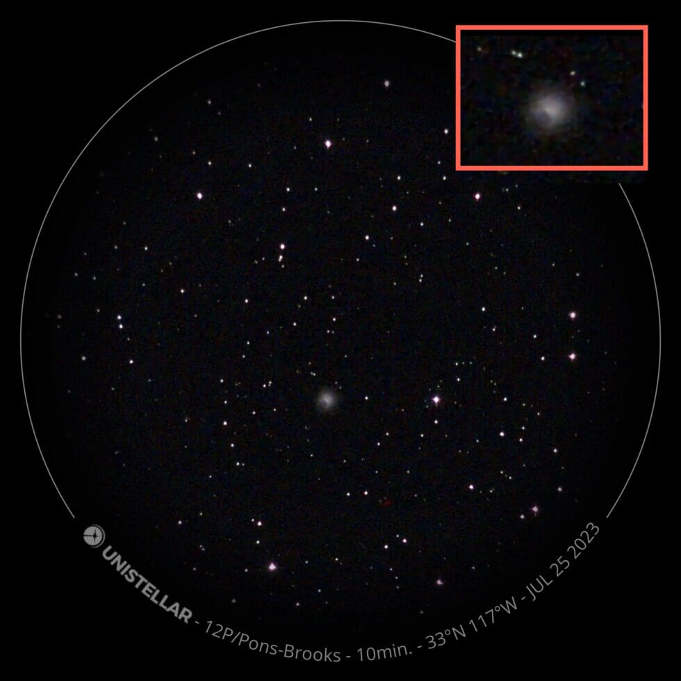 Comet Pons-Brooks Puts on a Show - UNISTELLAR