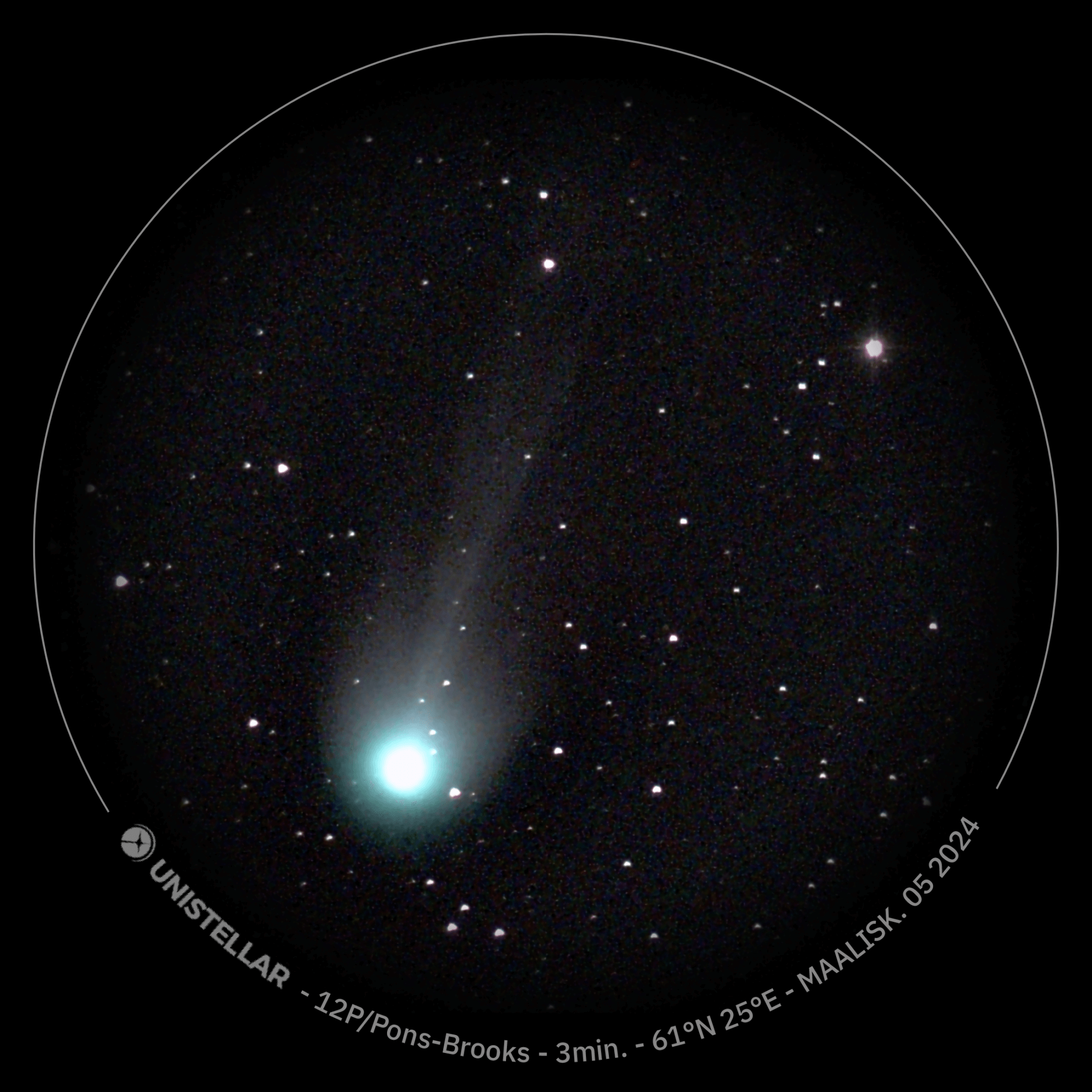 Comet Pons-Brooks Puts on a Show - UNISTELLAR